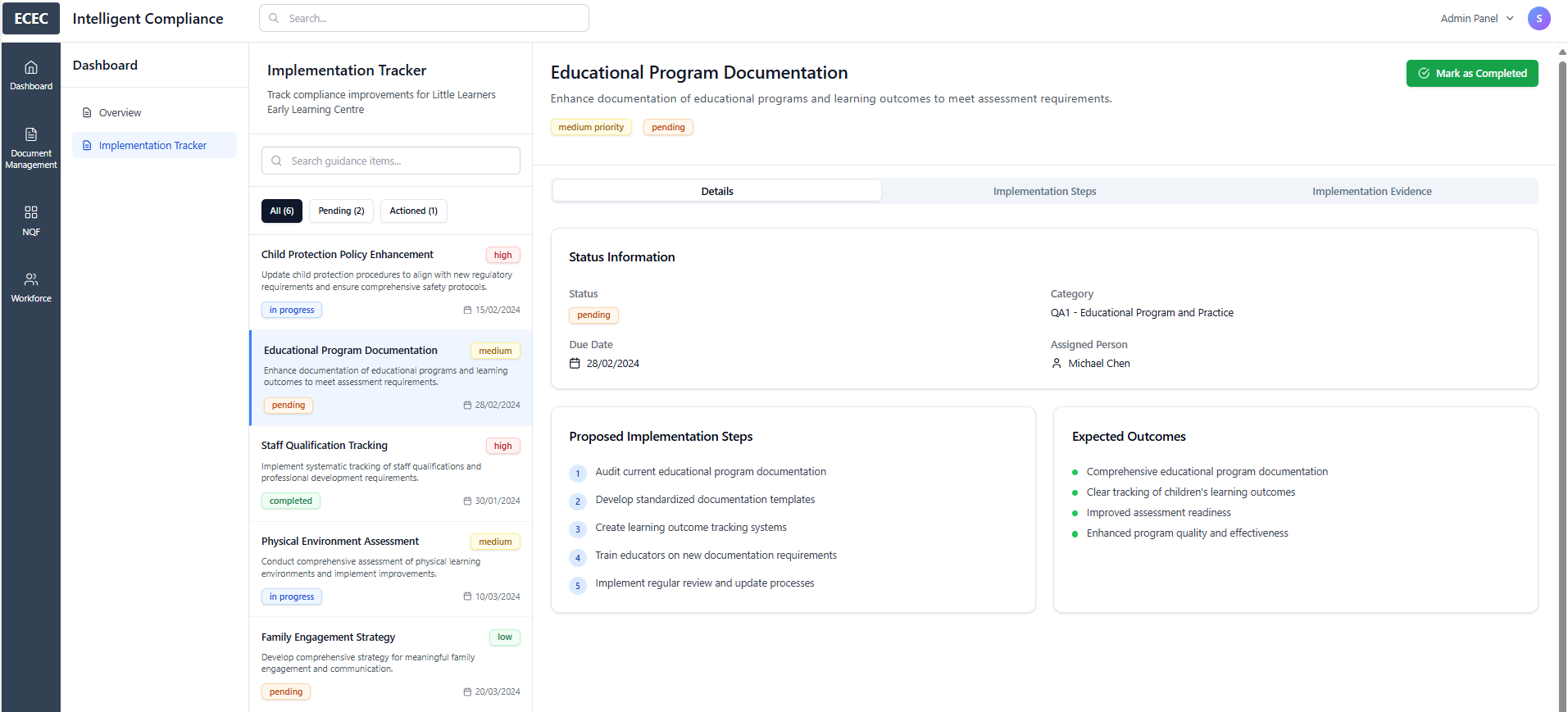 ECEC Central | Platform Features
